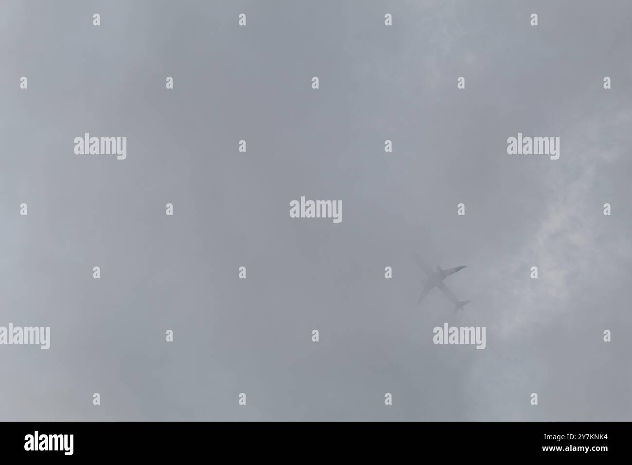 Jet Flying Overhead Stock Photo - Alamy