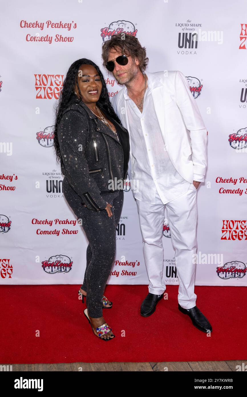 Los Angeles, USA. 29th Sep, 2024. Hugh Peeple Lead Vocalist Niecey ...