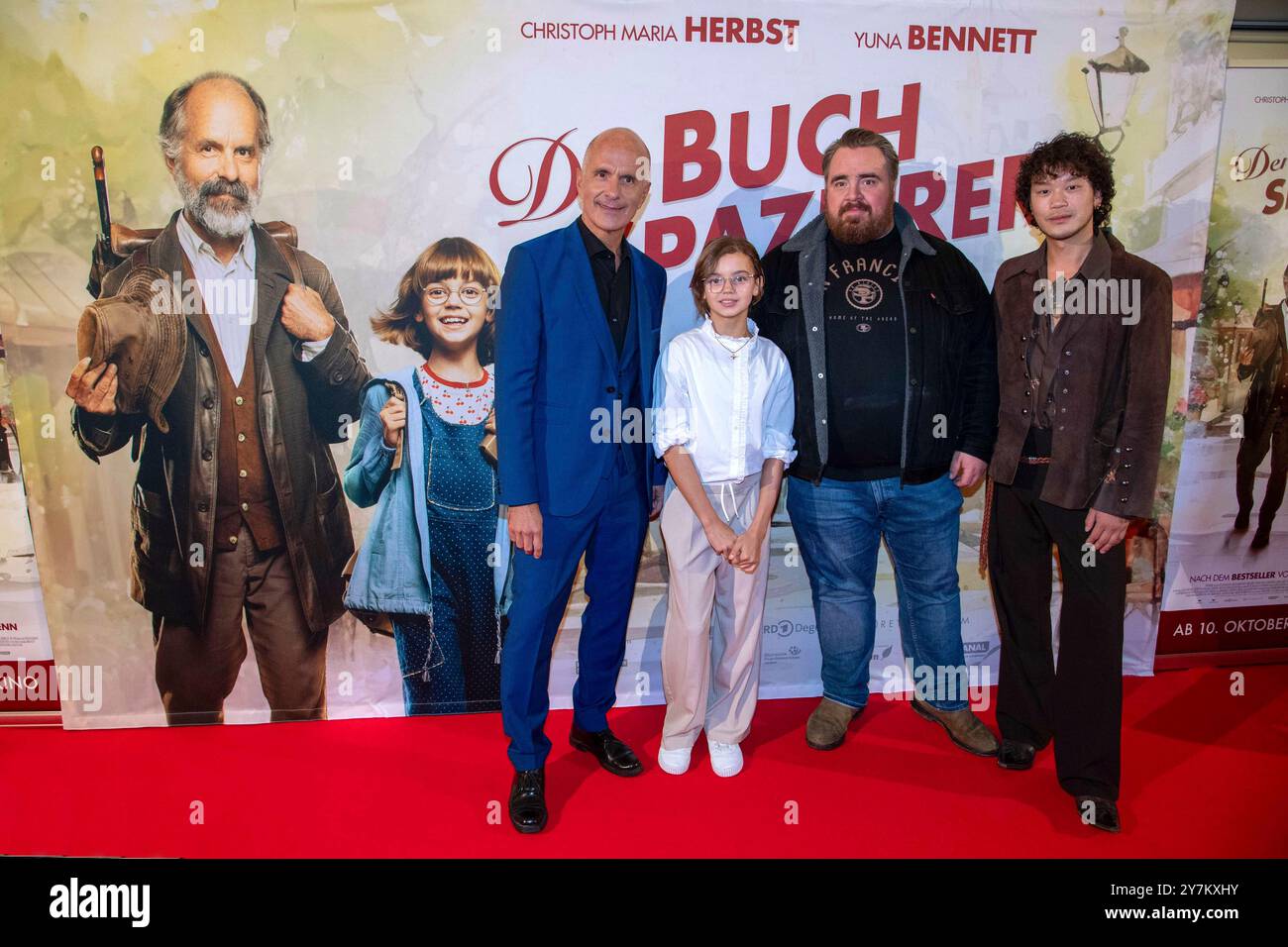 left to right Christoph Maria HERBST, actor, Yuna BENNETT, actress ...
