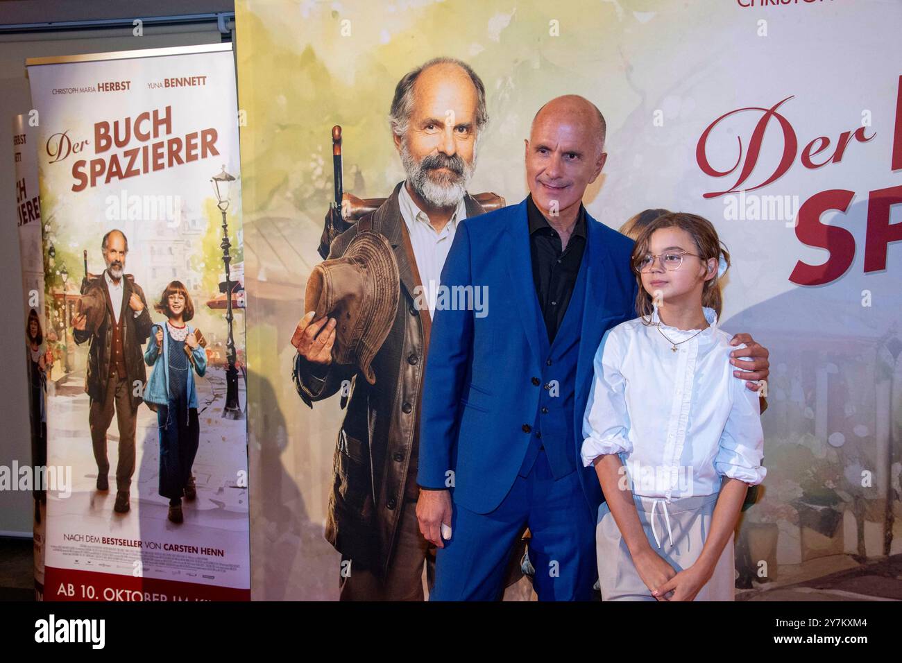 left to right Christoph Maria HERBST, actor, Yuna BENNETT, actress ...