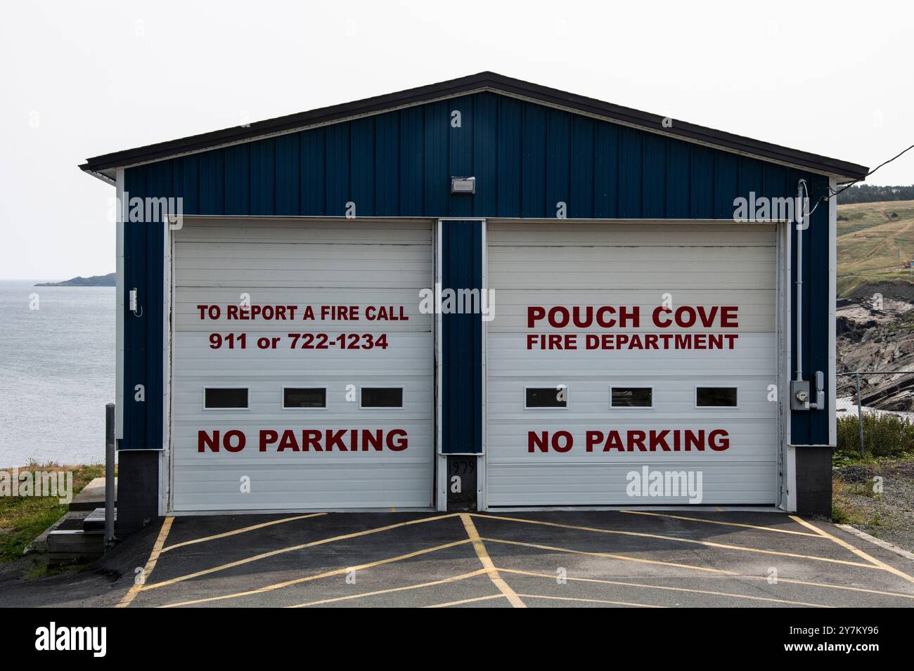 Fire department on Main Road in Pouch Cove, Newfoundland & Labrador ...