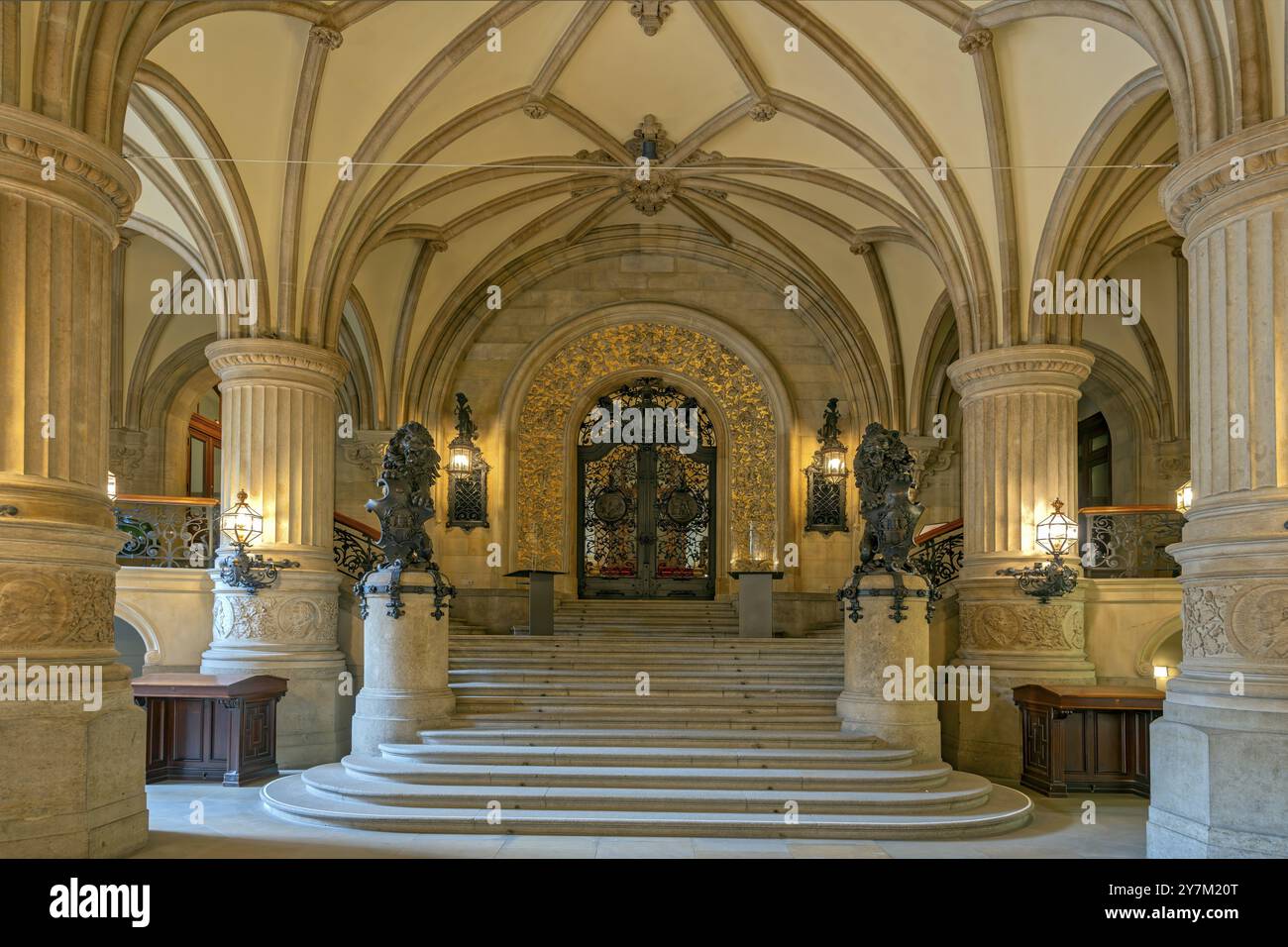 German hall interior hi-res stock photography and images - Alamy