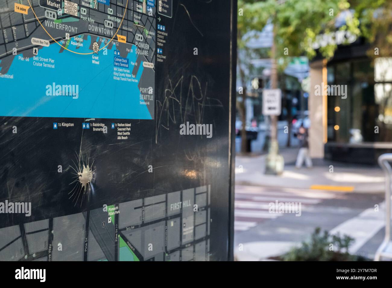 Seattle tourist map hi-res stock photography and images - Alamy