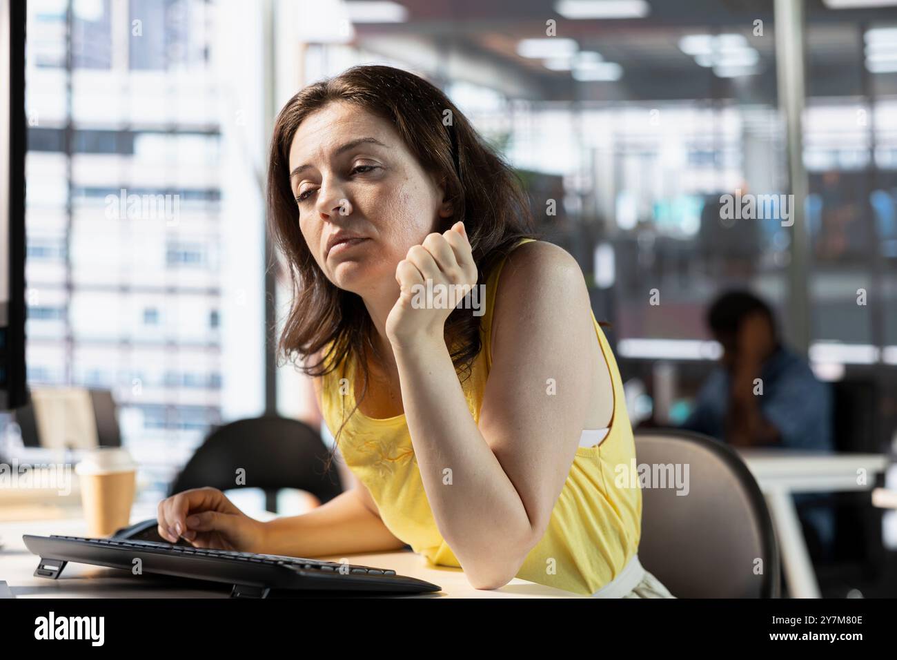 Tired developer feeling sleepy while fixing applications issues ...