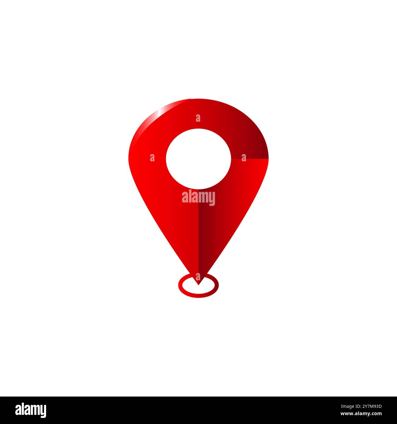 Map Pin Location 3d Icon Vector Address Direction Indicator Navigation