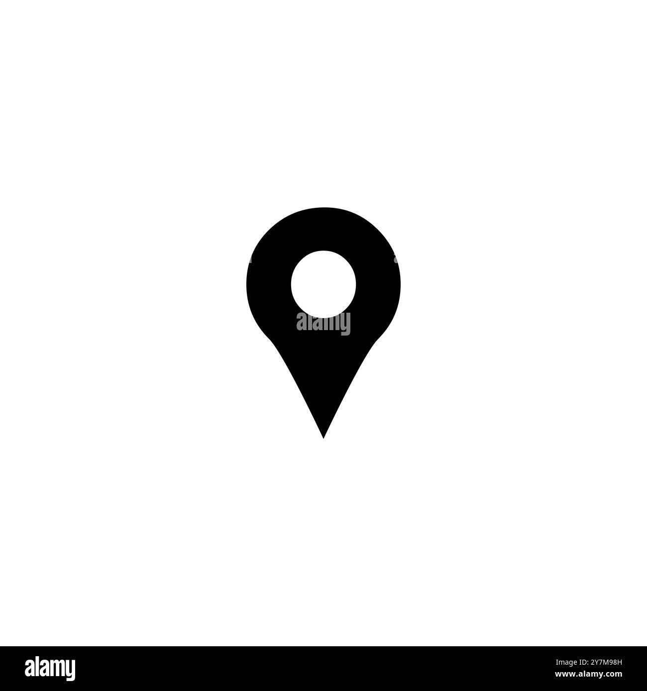 Map pin location tag icon mark. Address place area search navigation ...