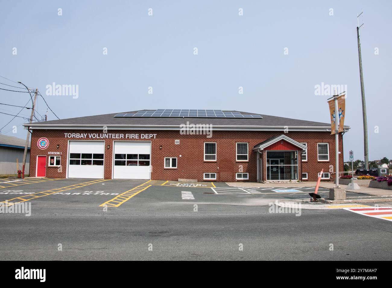 Volunteer fire department station 1 on Torbay Road in Torbay ...
