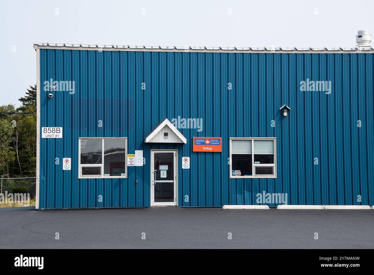 Post office on Torbay Road in Torbay, Newfoundland & Labrador, Canada ...
