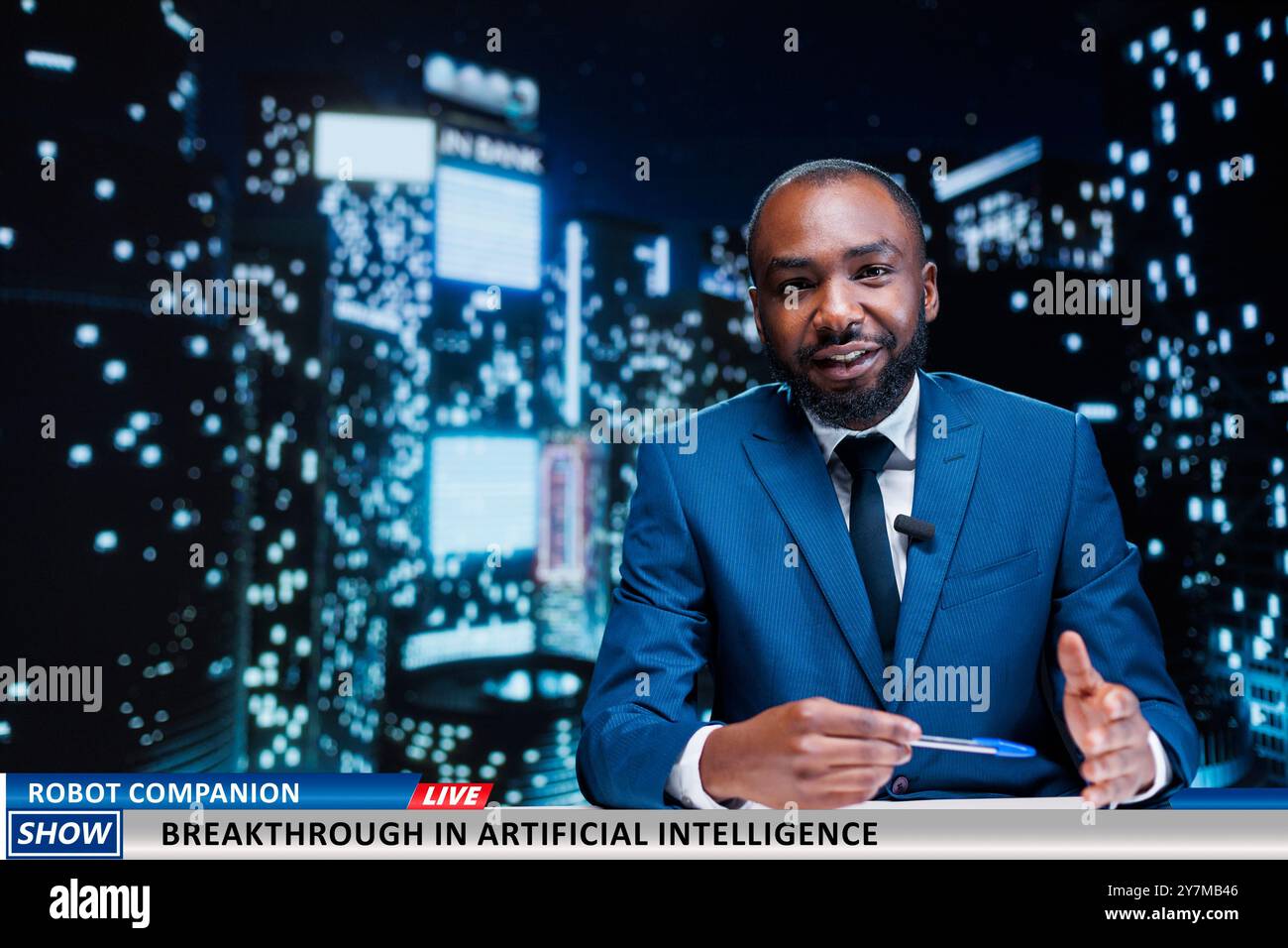 Night show host discusses AI improvement, addressing breakthrough in ...