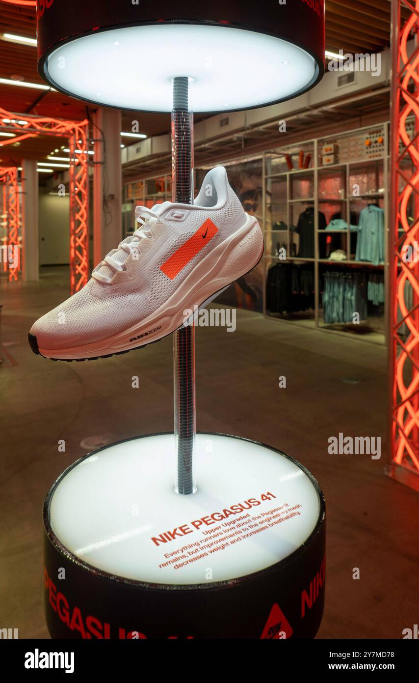 Introduction of the Nike Pegasus 41 athletic shoe at the SoHo Store in ...