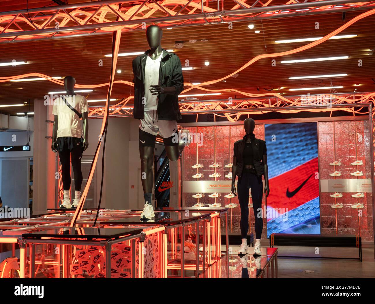 Introduction of the Nike Pegasus 41 athletic shoe at the SoHo Store in ...