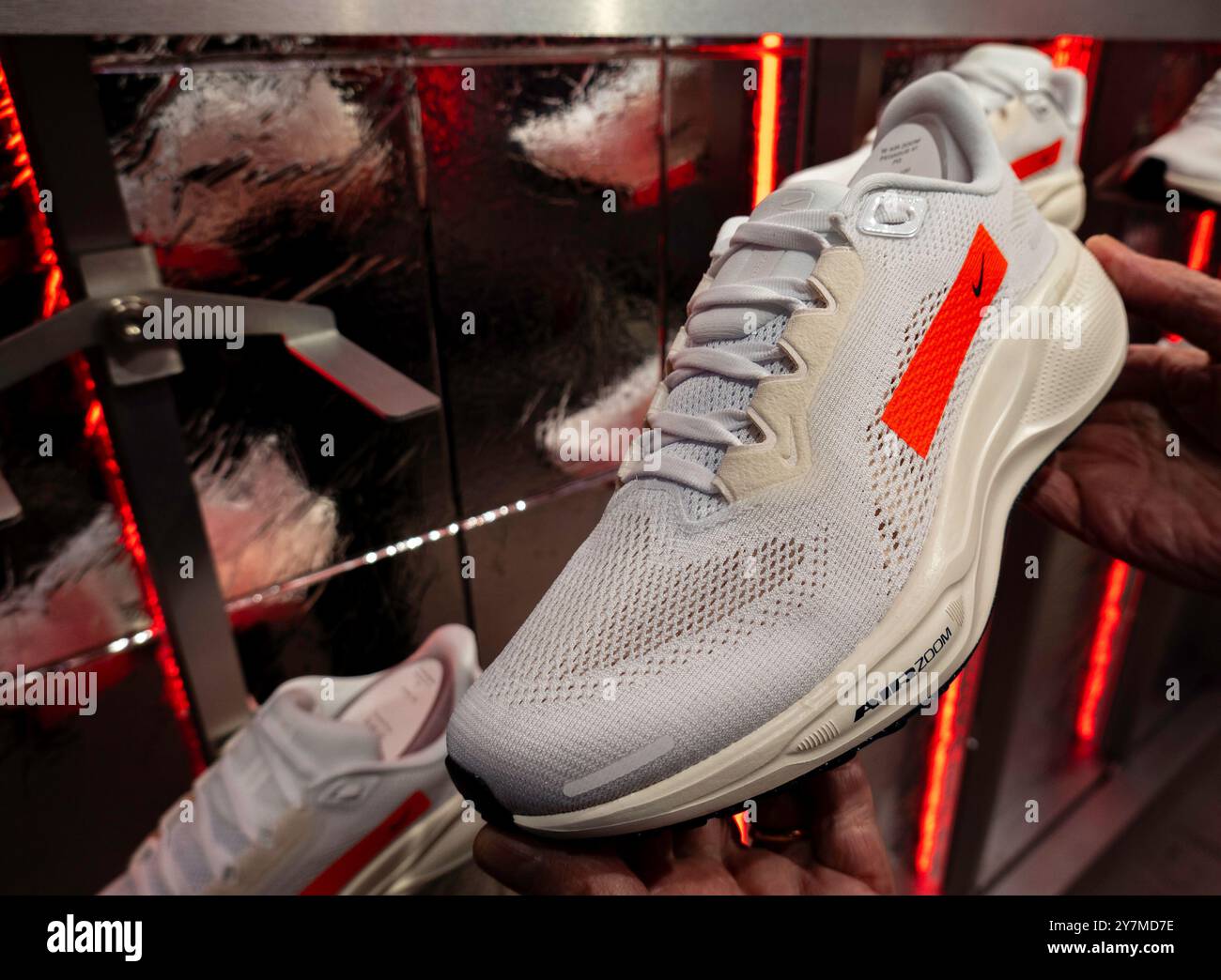 Introduction of the Nike Pegasus 41 athletic shoe at the SoHo Store in ...