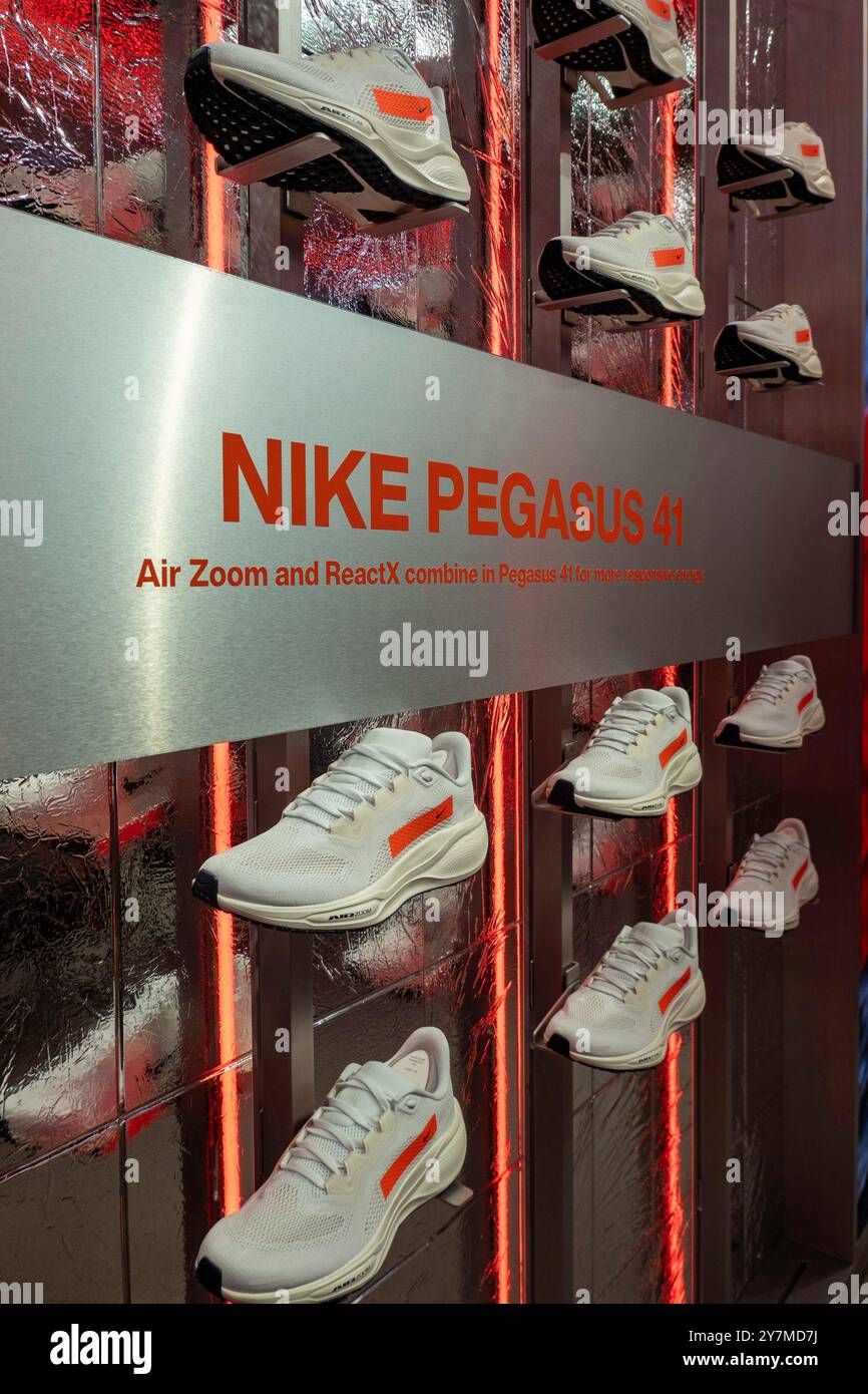 Introduction of the Nike Pegasus 41 athletic shoe at the SoHo Store in ...