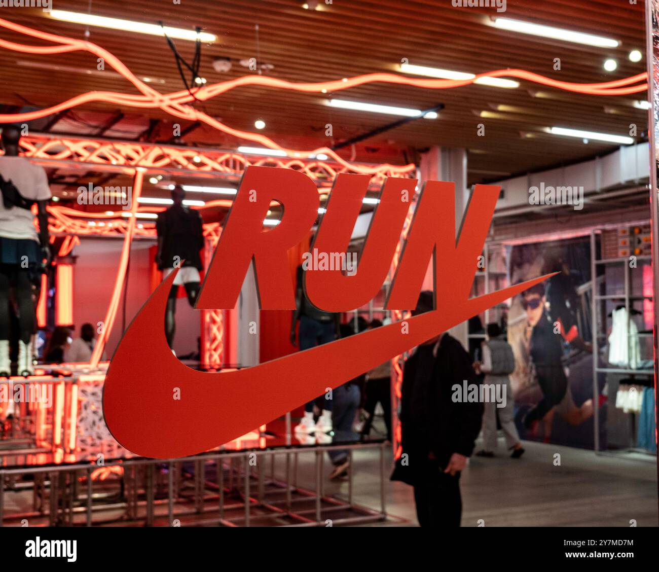 Introduction of the Nike Pegasus 41 athletic shoe at the SoHo Store in ...