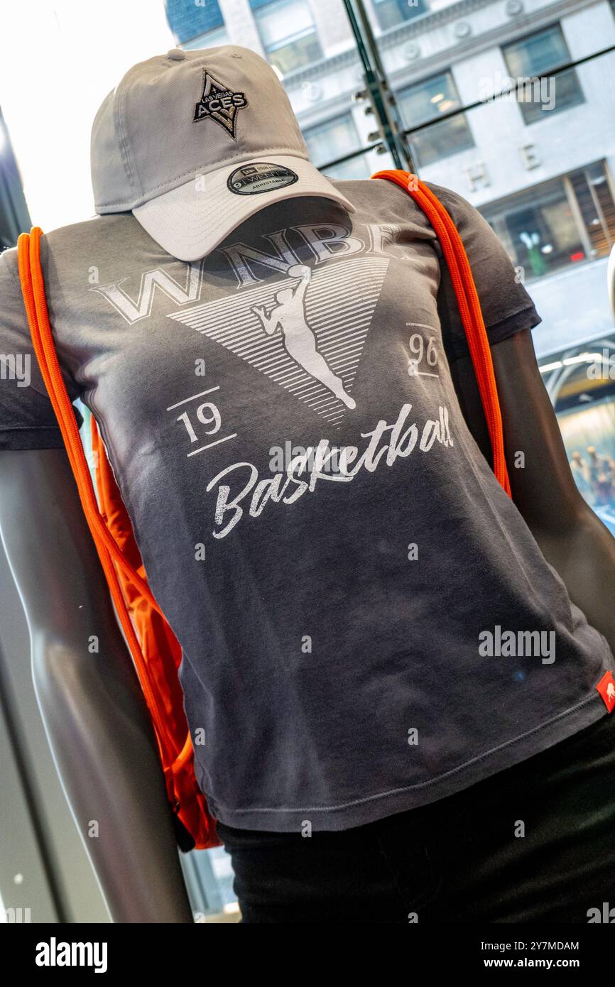 Branded Merchandise is popular at the NBA Store on Fifth Avenue in New ...