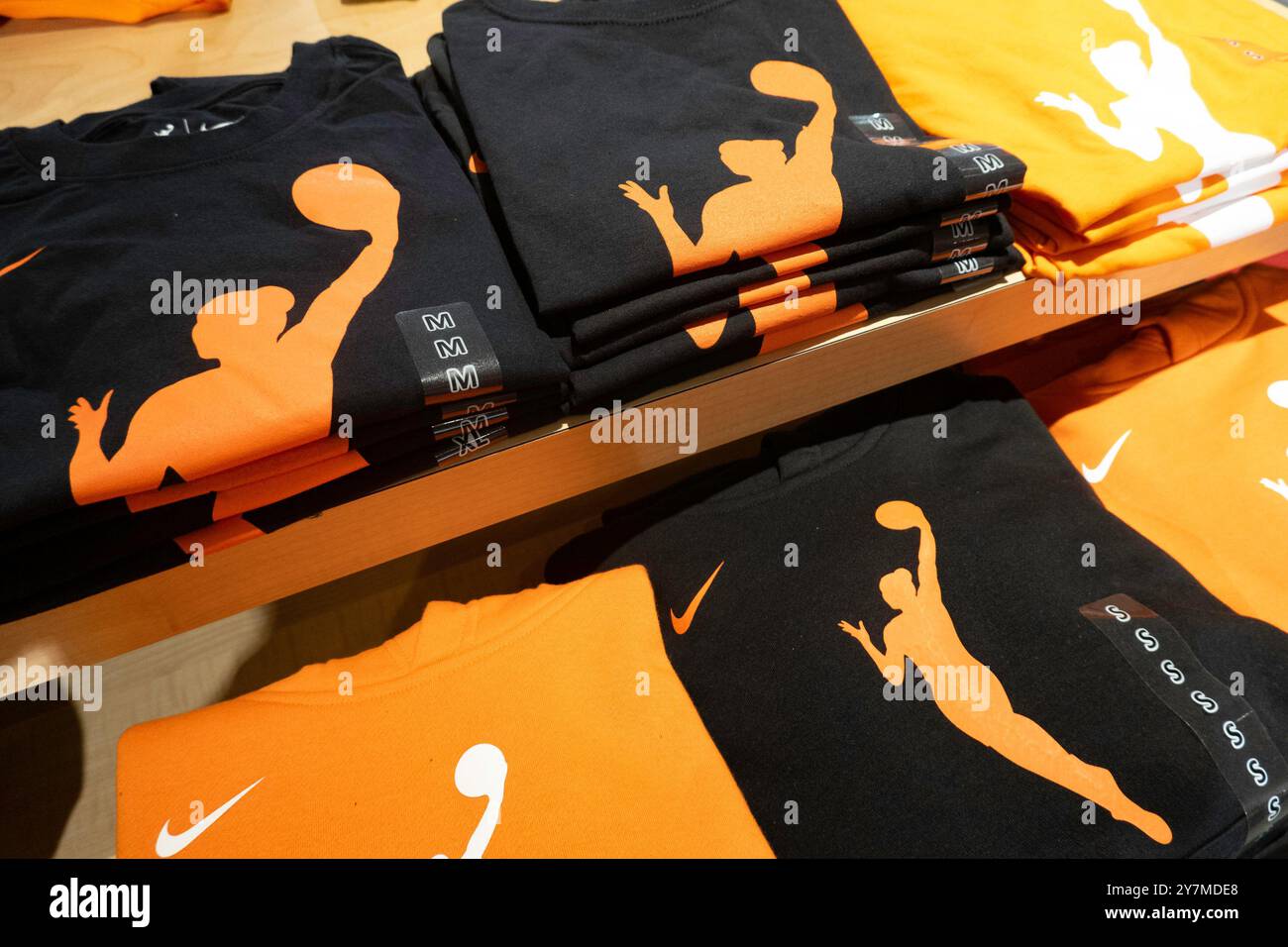 Branded Merchandise is popular at the NBA Store on Fifth Avenue in New ...