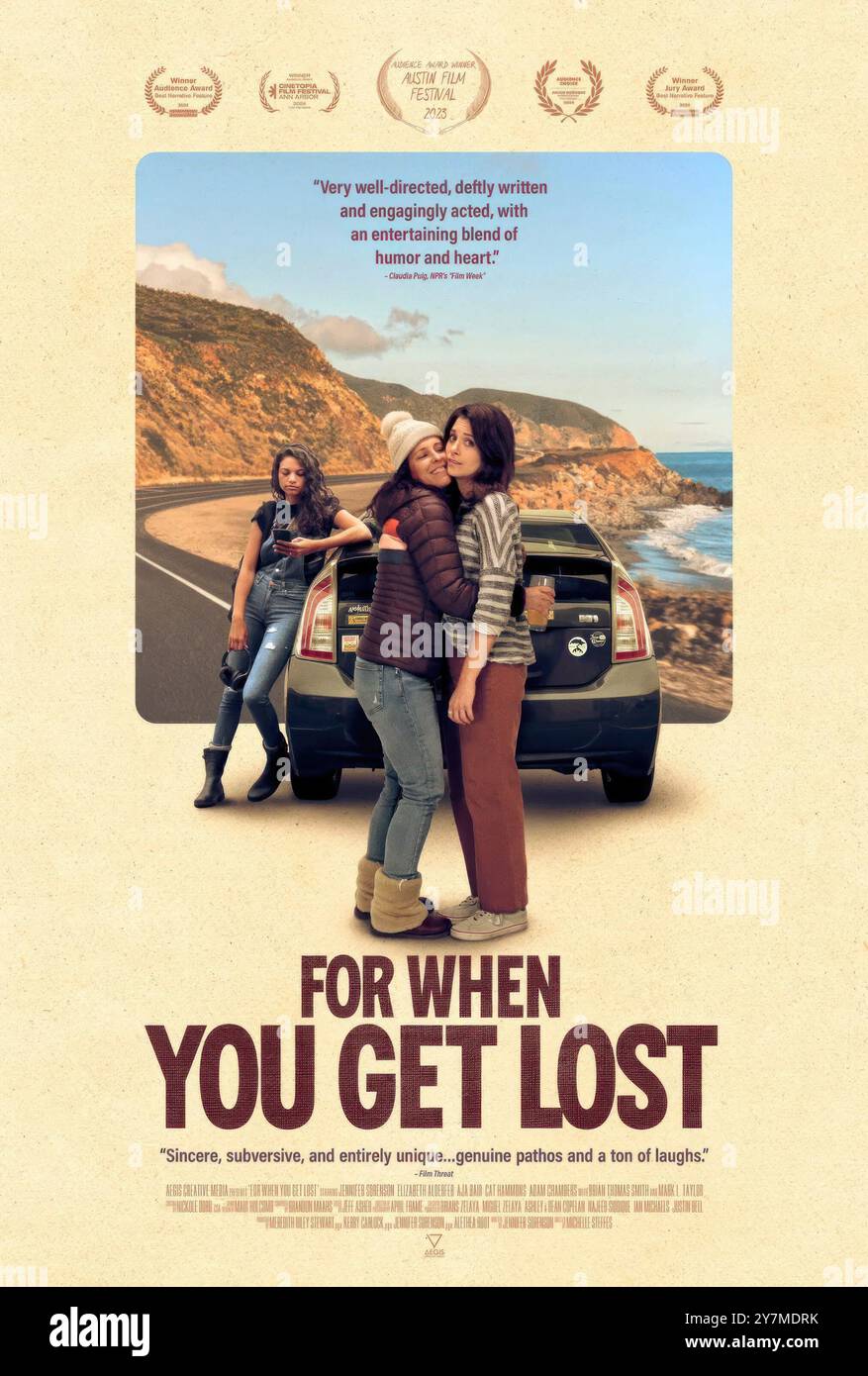 FOR WHEN YOU GET LOST, poster, from left: Aja Bair, Jennifer Sorenson ...