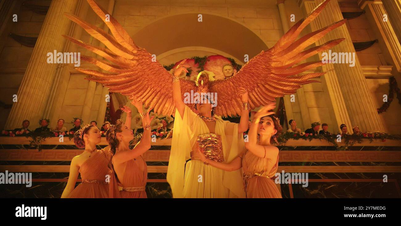 MEGALOPOLIS, Shia LaBeouf (center), 2024. © Lionsgate Films / Courtesy ...