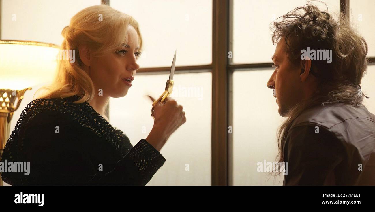 MEGALOPOLIS, from left: Aubrey Plaza, Shia LaBeouf, 2024. © Lionsgate ...