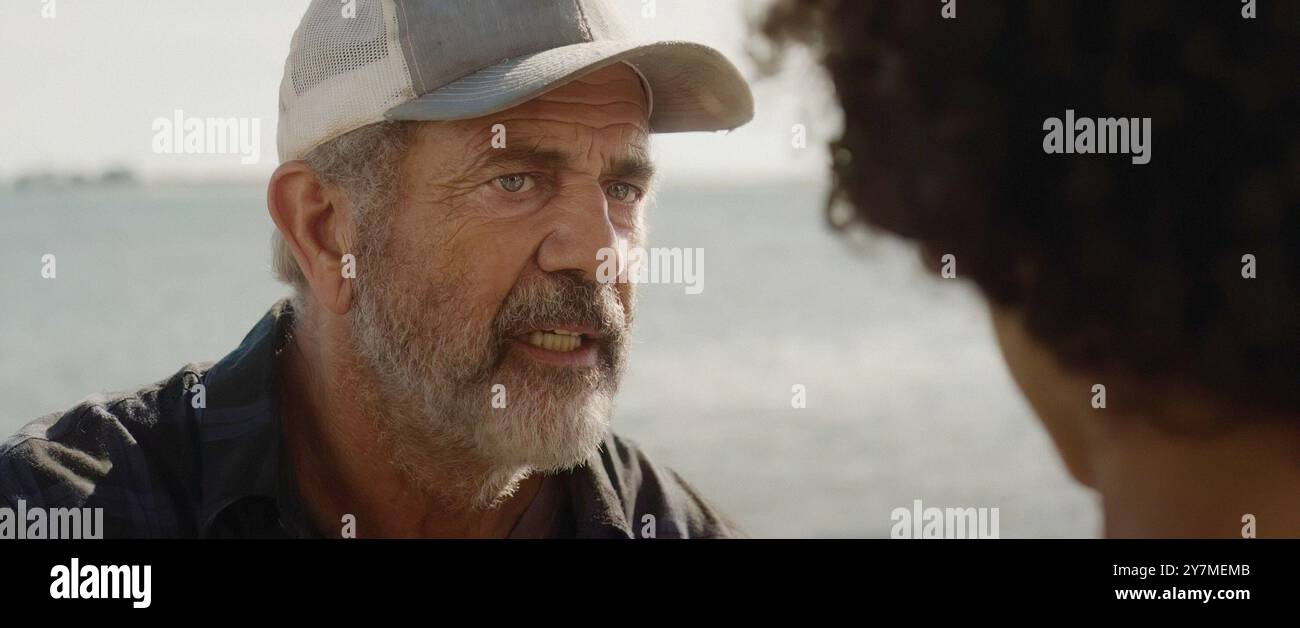 MONSTER SUMMER, from left: Mel Gibson, Noah Cottrell, 2024. © Pastime ...