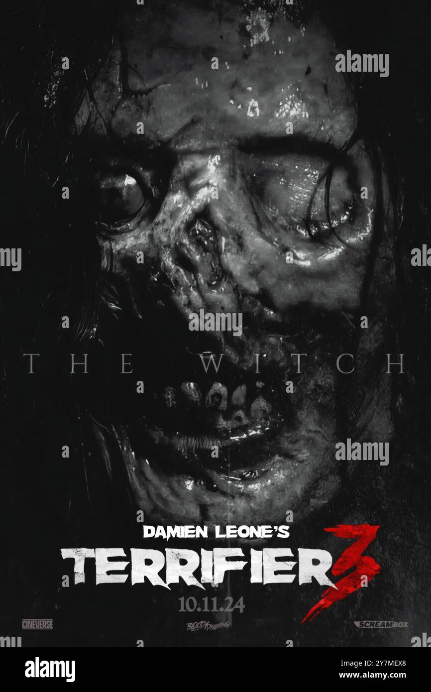 TERRIFIER 3, poster, Samantha Scaffidi, 2024. © Cineverse /Courtesy ...