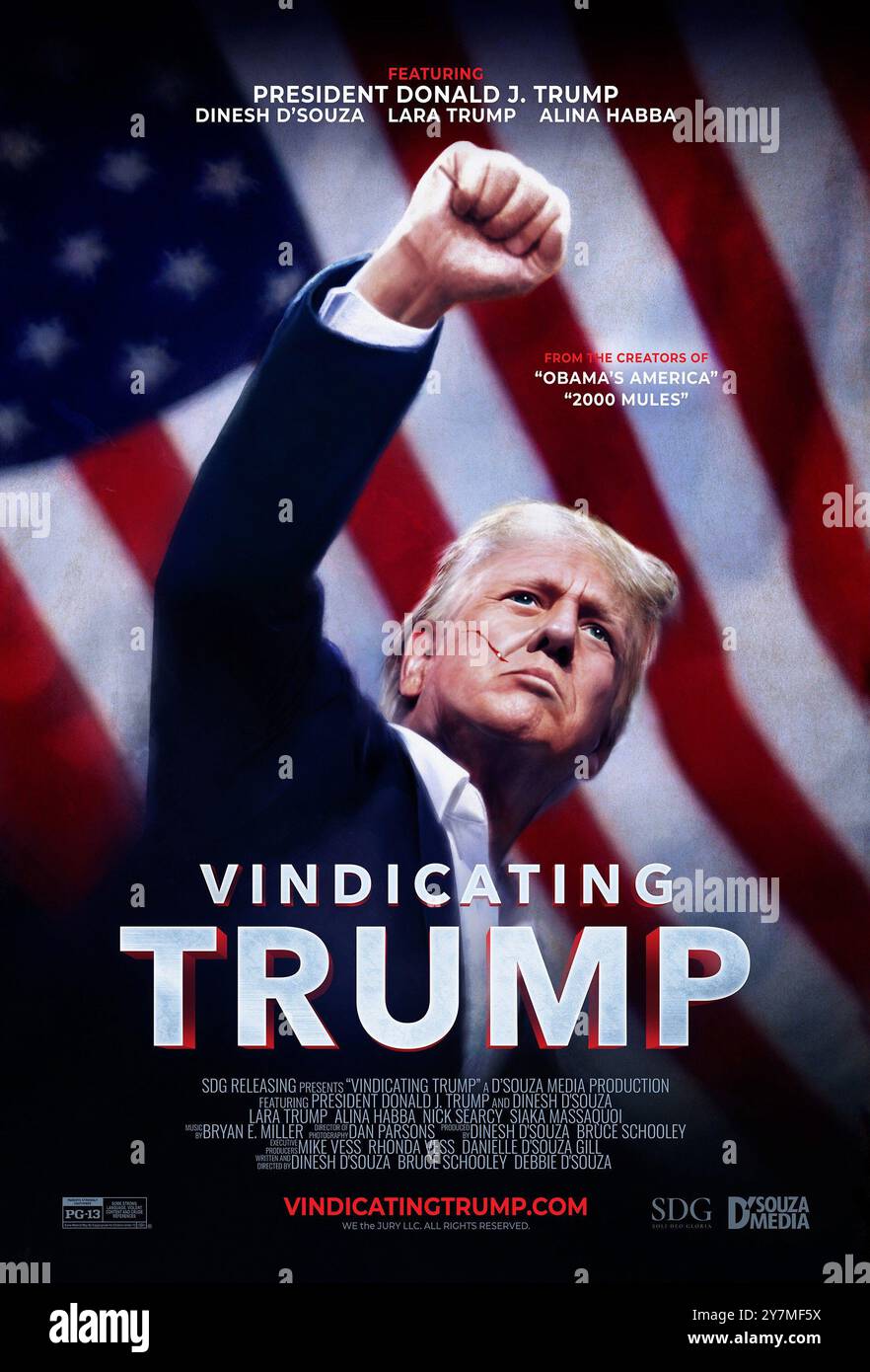 VINDICATING TRUMP, US poster, Donald Trump, 2024. © SDG Releasing ...