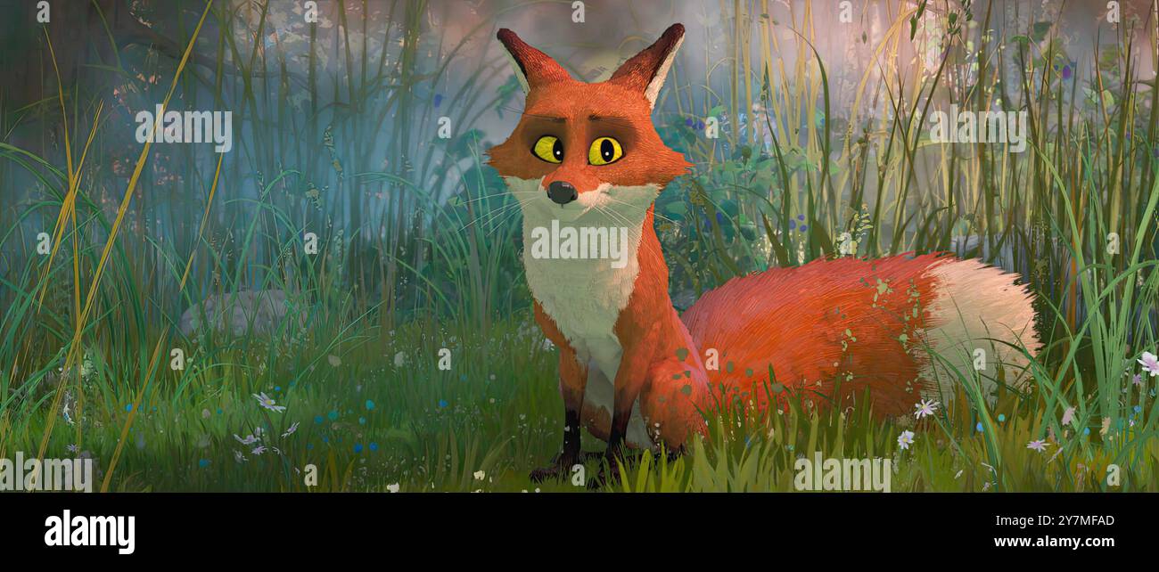 THE WILD ROBOT, Fink (voice: Pedro Pascal), 2024. © DreamWorks ...