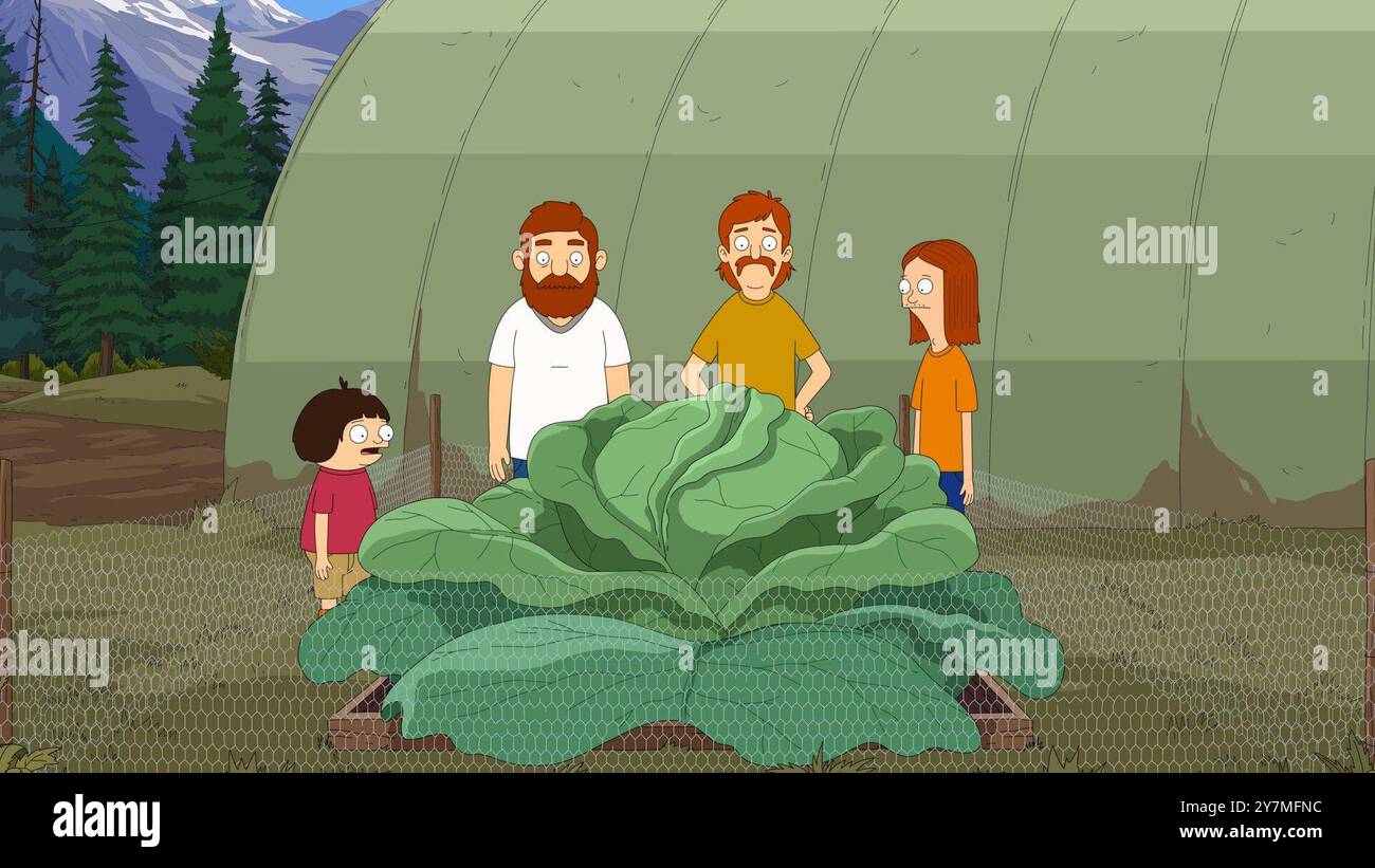 THE GREAT NORTH, Beef Tobin (beard, voice: Nick Offerman), Wolf Tobin ...