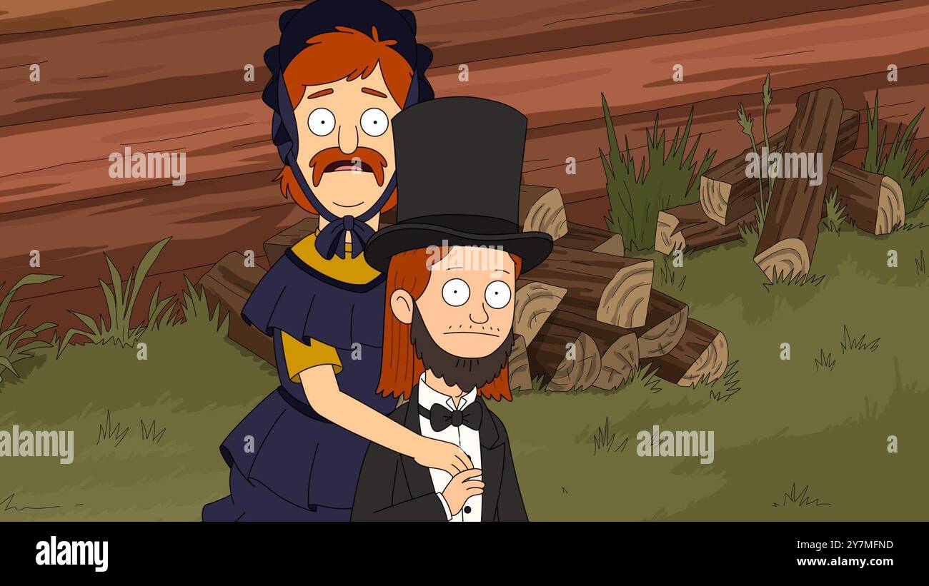 THE GREAT NORTH, left: Wolf Tobin (voice: Will Forte), Ham Tobin (voice ...