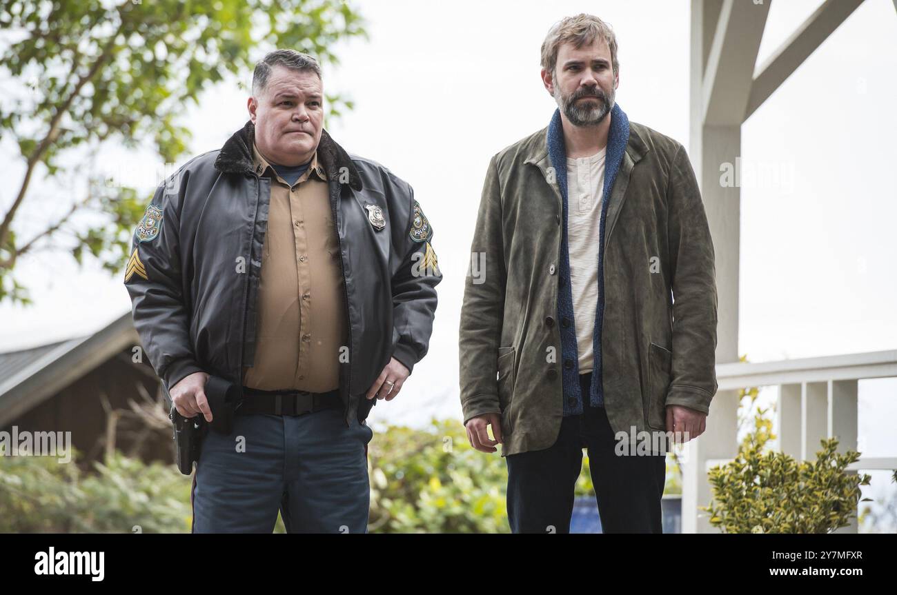 MURDER IN A SMALL TOWN, from left: Aaron Douglas, Rossif Sutherland ...