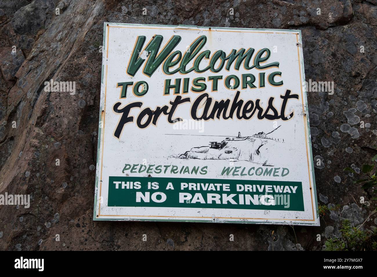 Welcome to Fort Amherst sign in St. John's, Newfoundland & Labrador ...