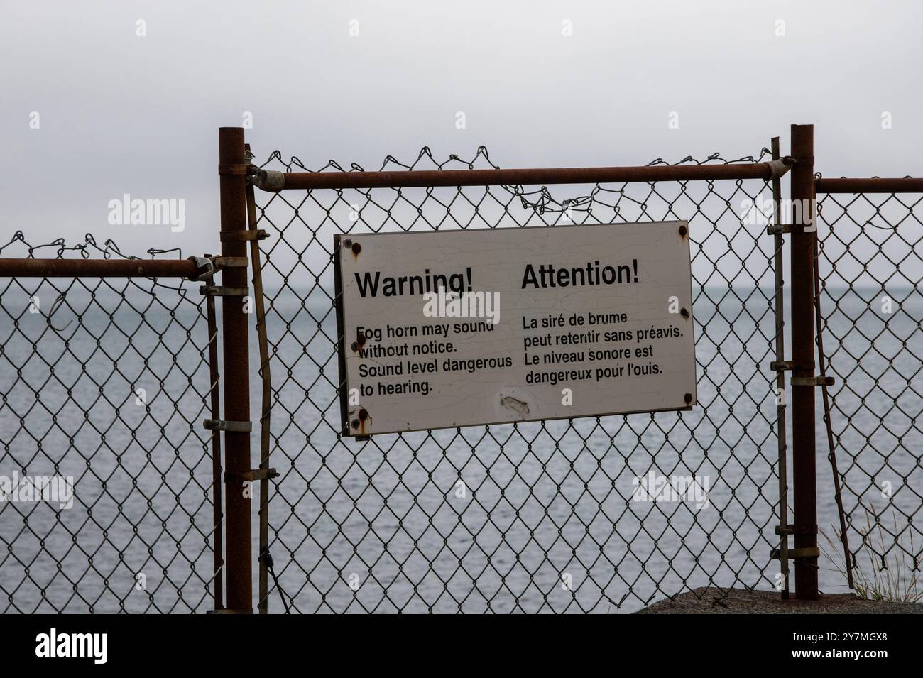 Warning sign of fog horn may sound at Fort Amherst in St. John's ...