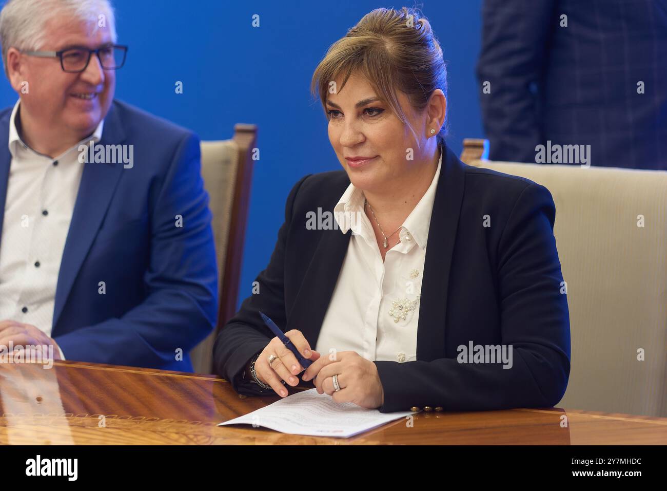 Bucharest, Romania. 30th Sep, 2024: Manuela Irina Patrascoiu, president ...