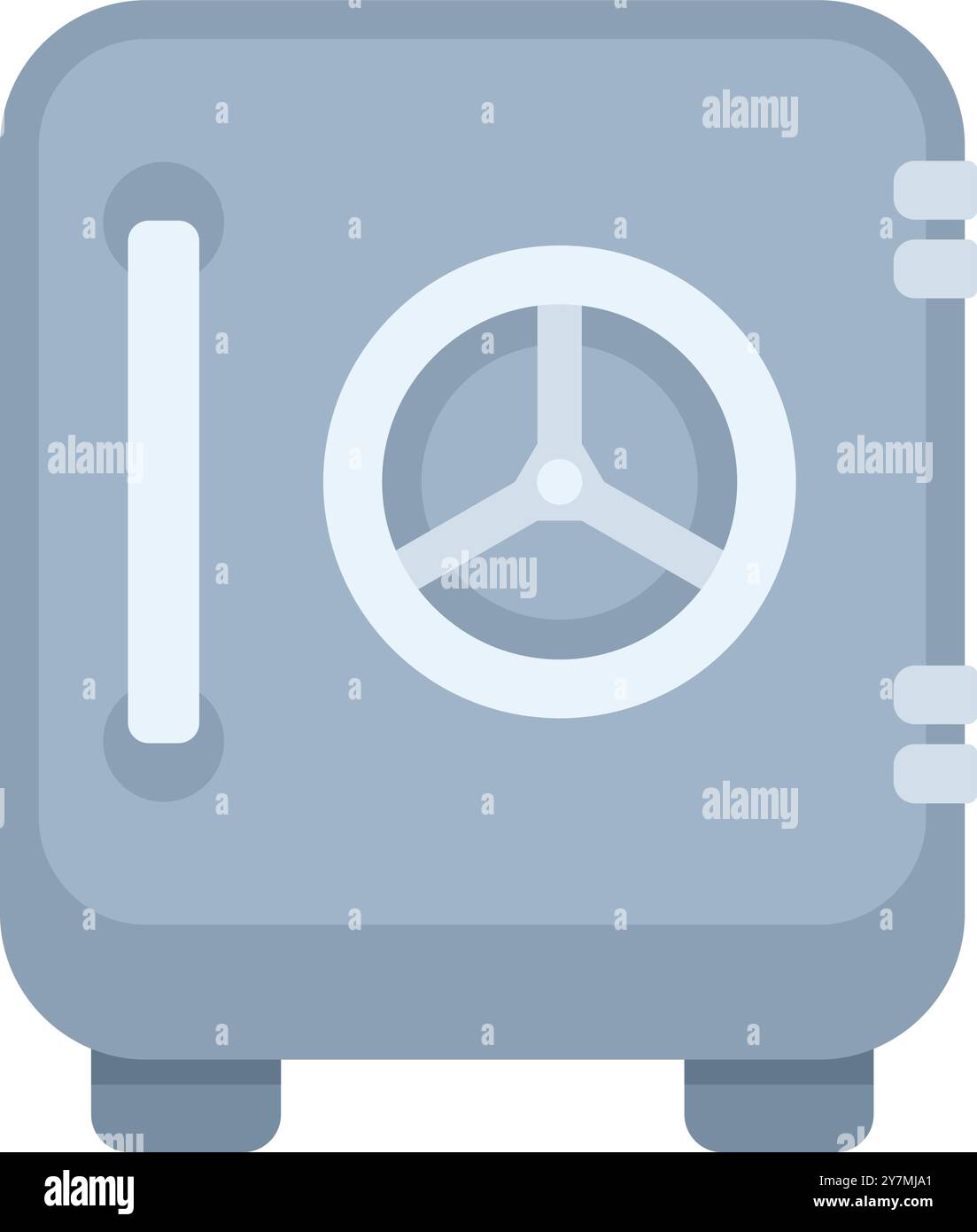 Classic metal safe protecting important belongings, ensuring financial ...