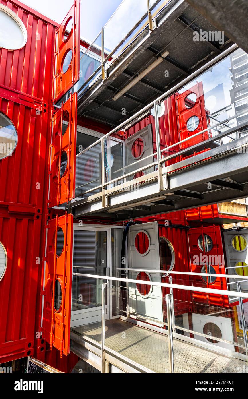Container City - workspace studios made out of shipping containers in ...