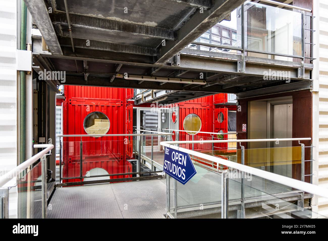 Container City - workspace studios made out of shipping containers in ...