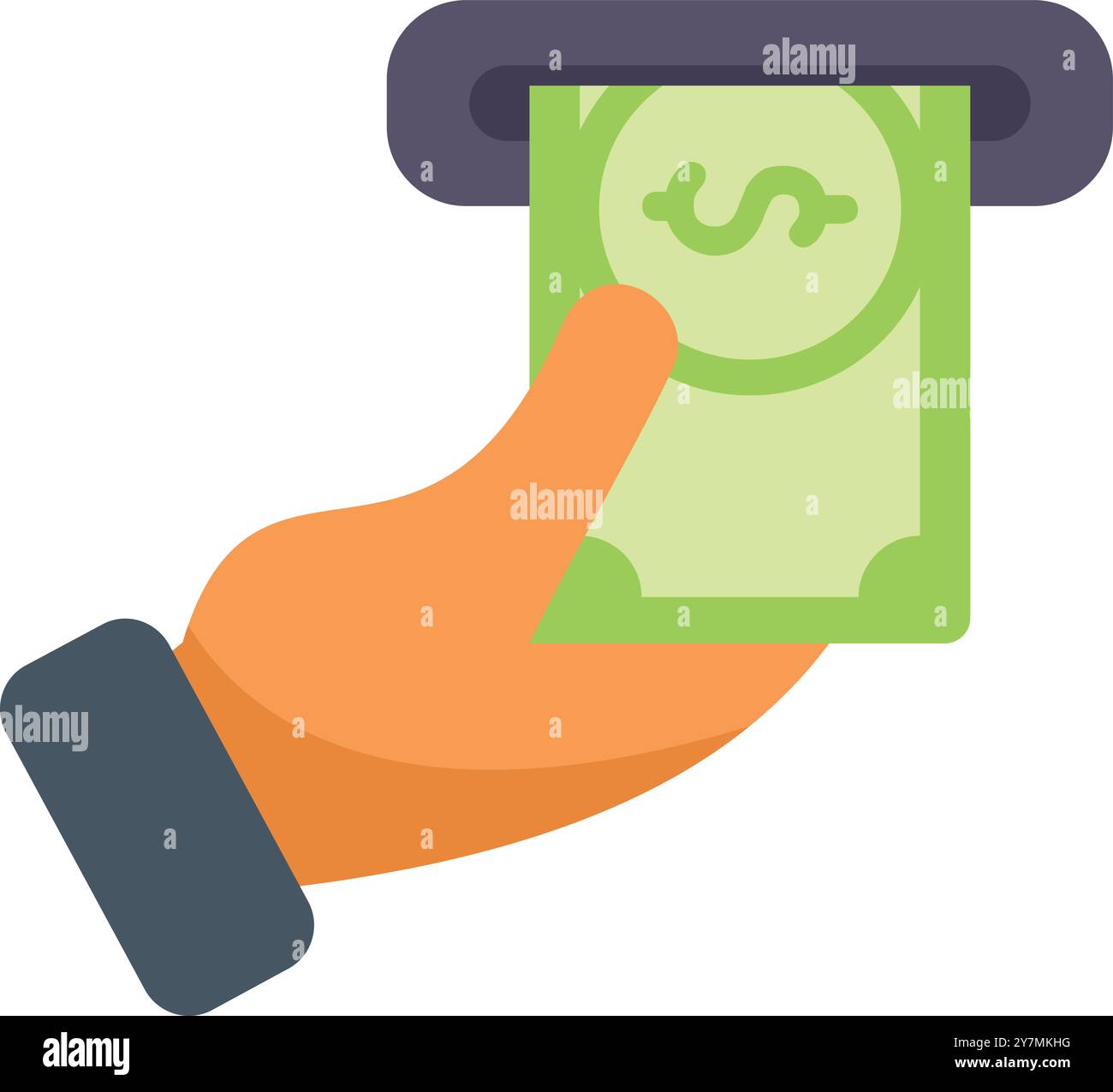 Withdrawing withdrawal Stock Vector Images - Alamy