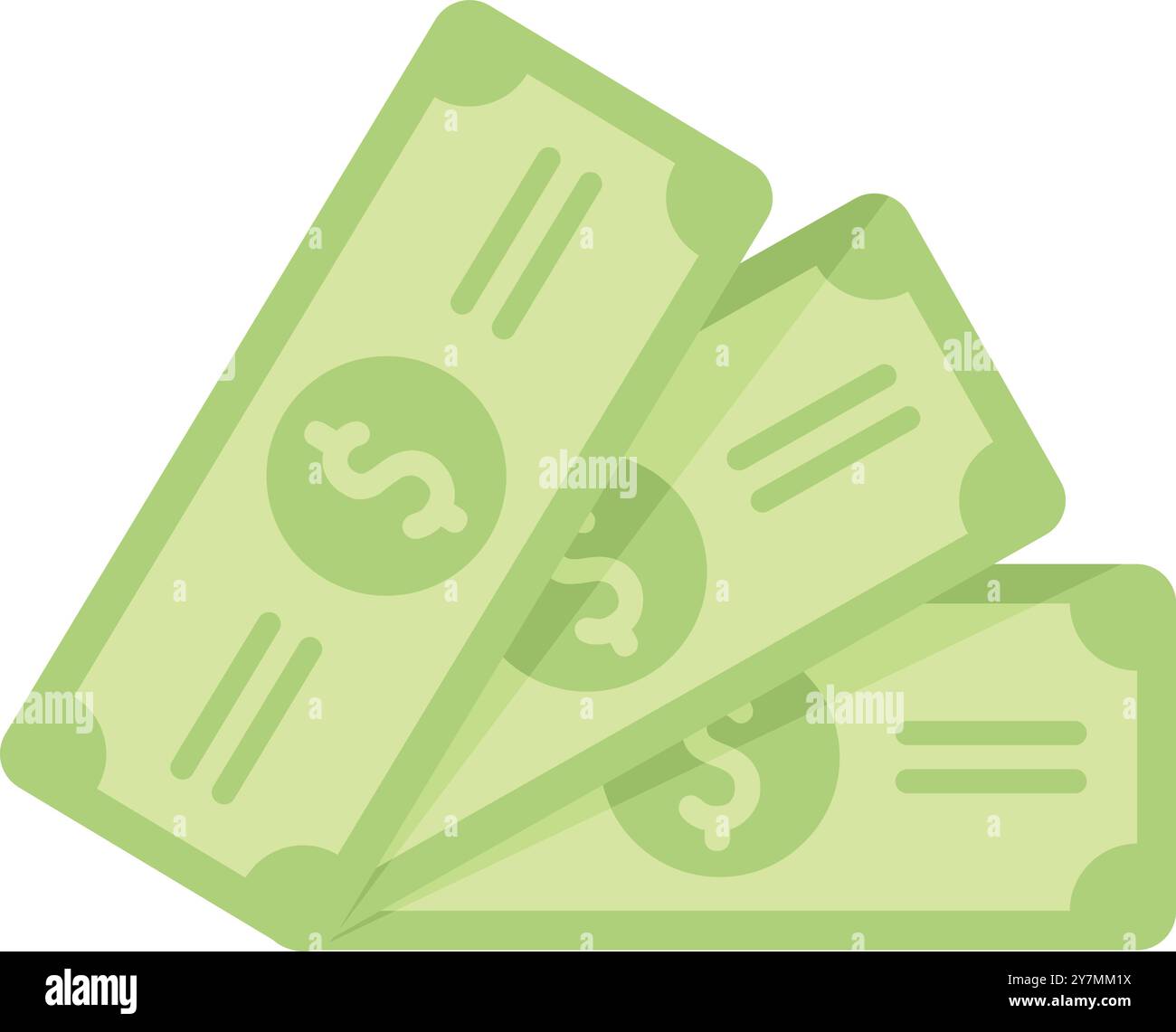 Three dollar banknotes Stock Vector Images - Alamy
