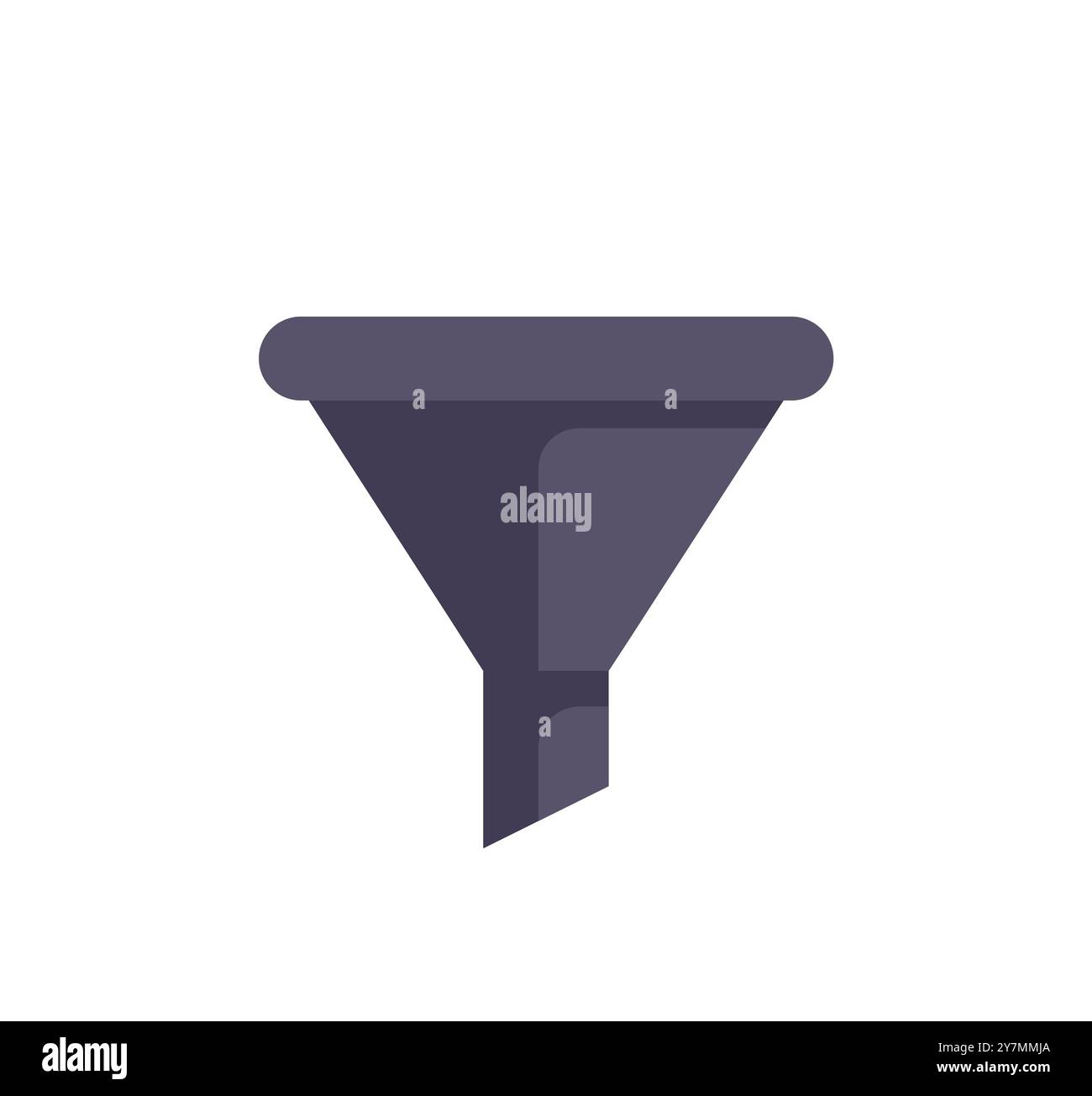 This minimalist funnel icon is perfect for representing sales funnels ...