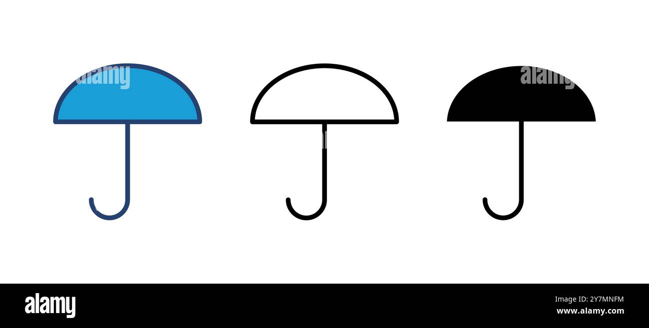 Umbrella icon vector. umbrella sign icon Stock Vector Image & Art - Alamy