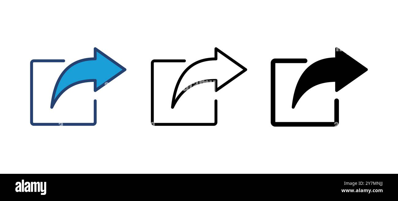 Share icon vector. Sharing vector icon Stock Vector Image & Art - Alamy