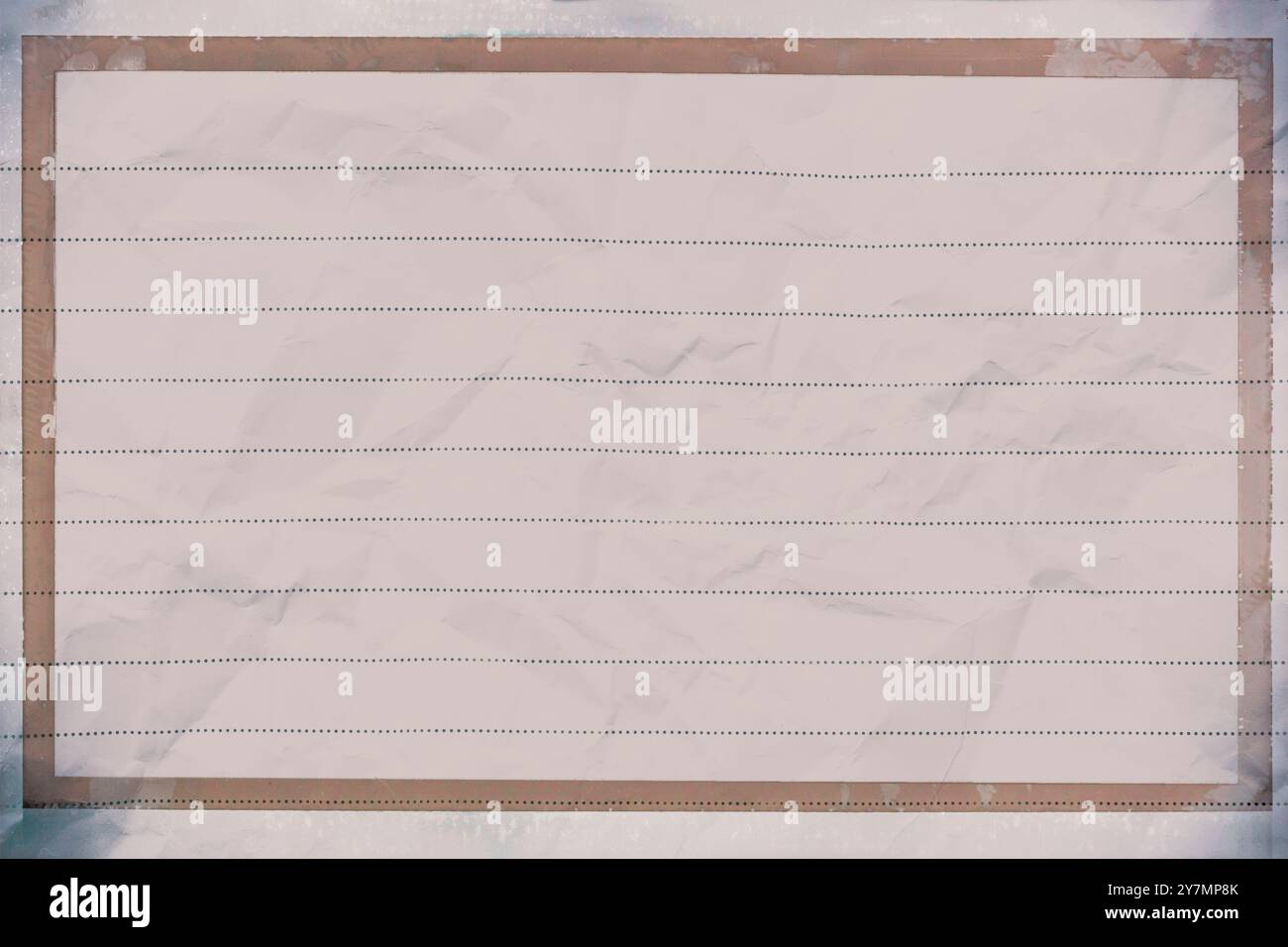 A blank paper stationery with torn edges, perfect for notes or art ...