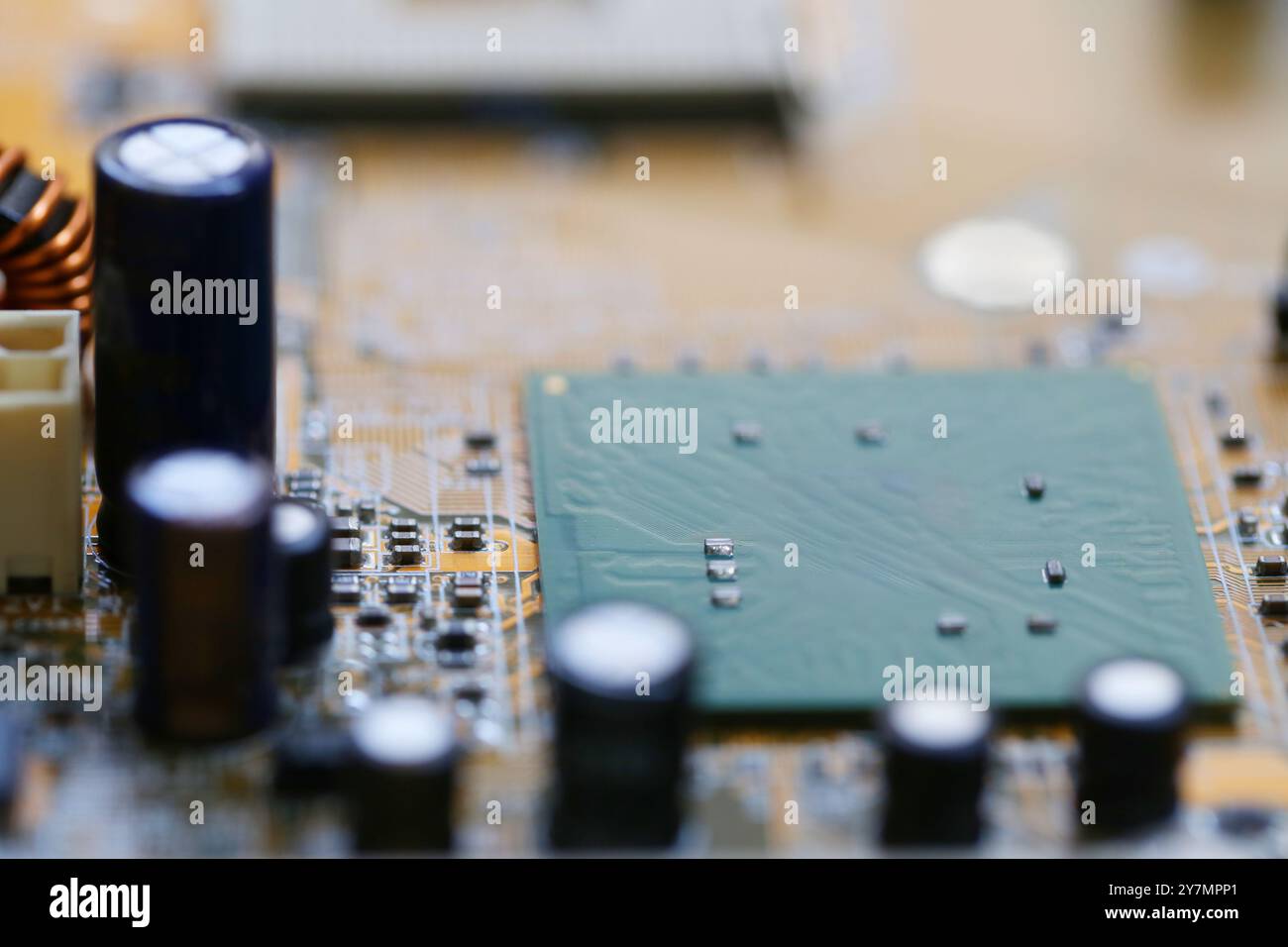 Condenser mainboard of computer background for design in your work ...