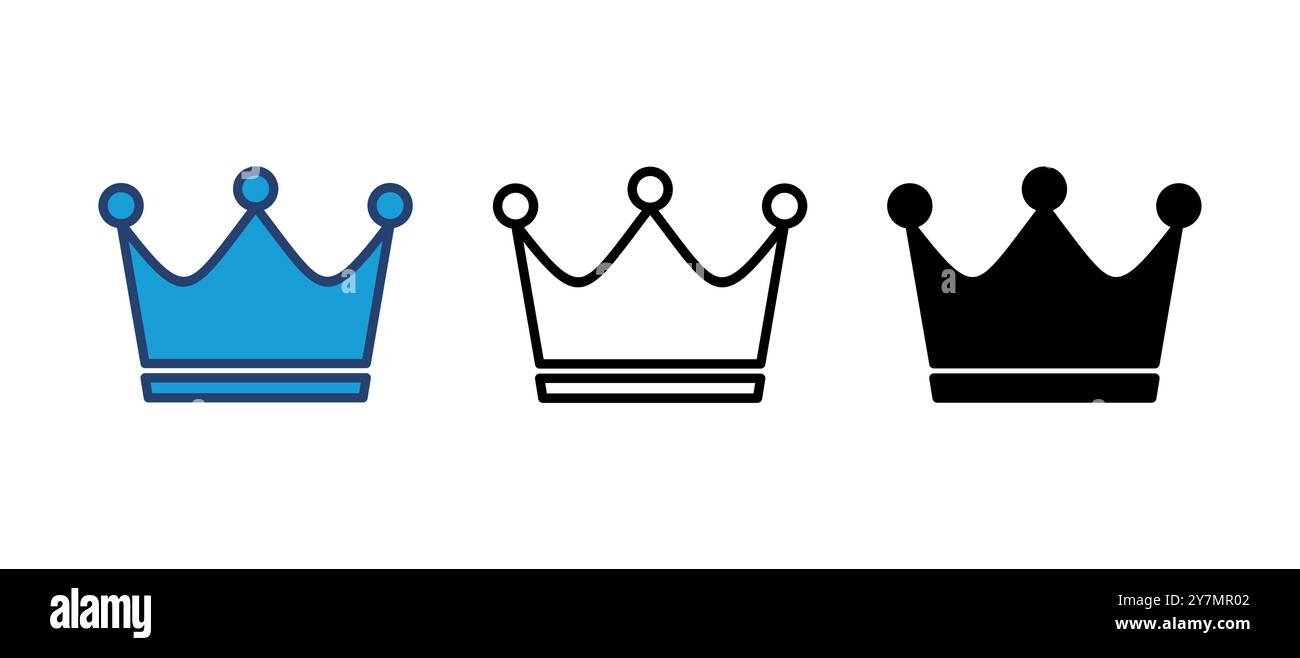 Crown icon vector. crown vector icon Stock Vector Image & Art - Alamy