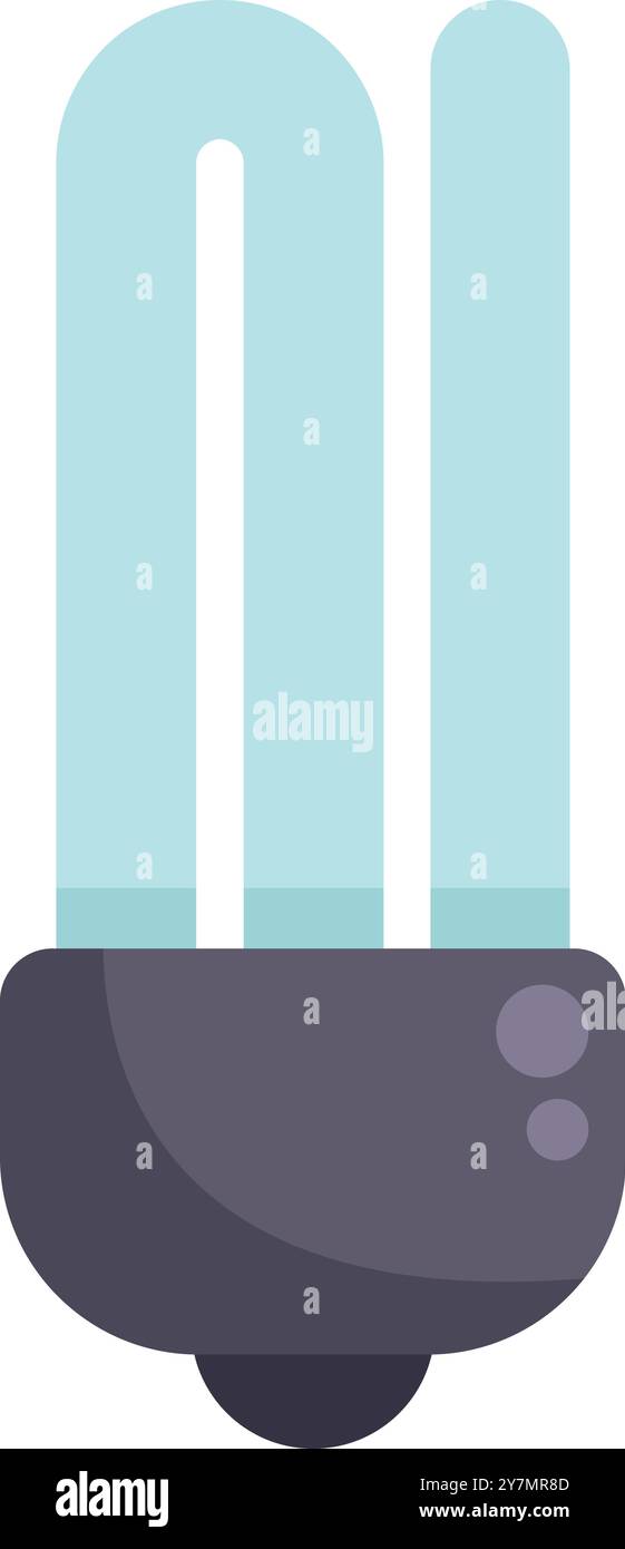 Modern compact fluorescent light bulb cfl standing and saving energy ...