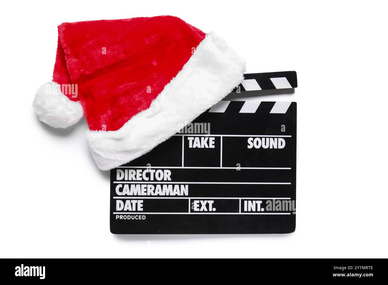 Merry christmas movie clapper Cut Out Stock Images & Pictures - Alamy