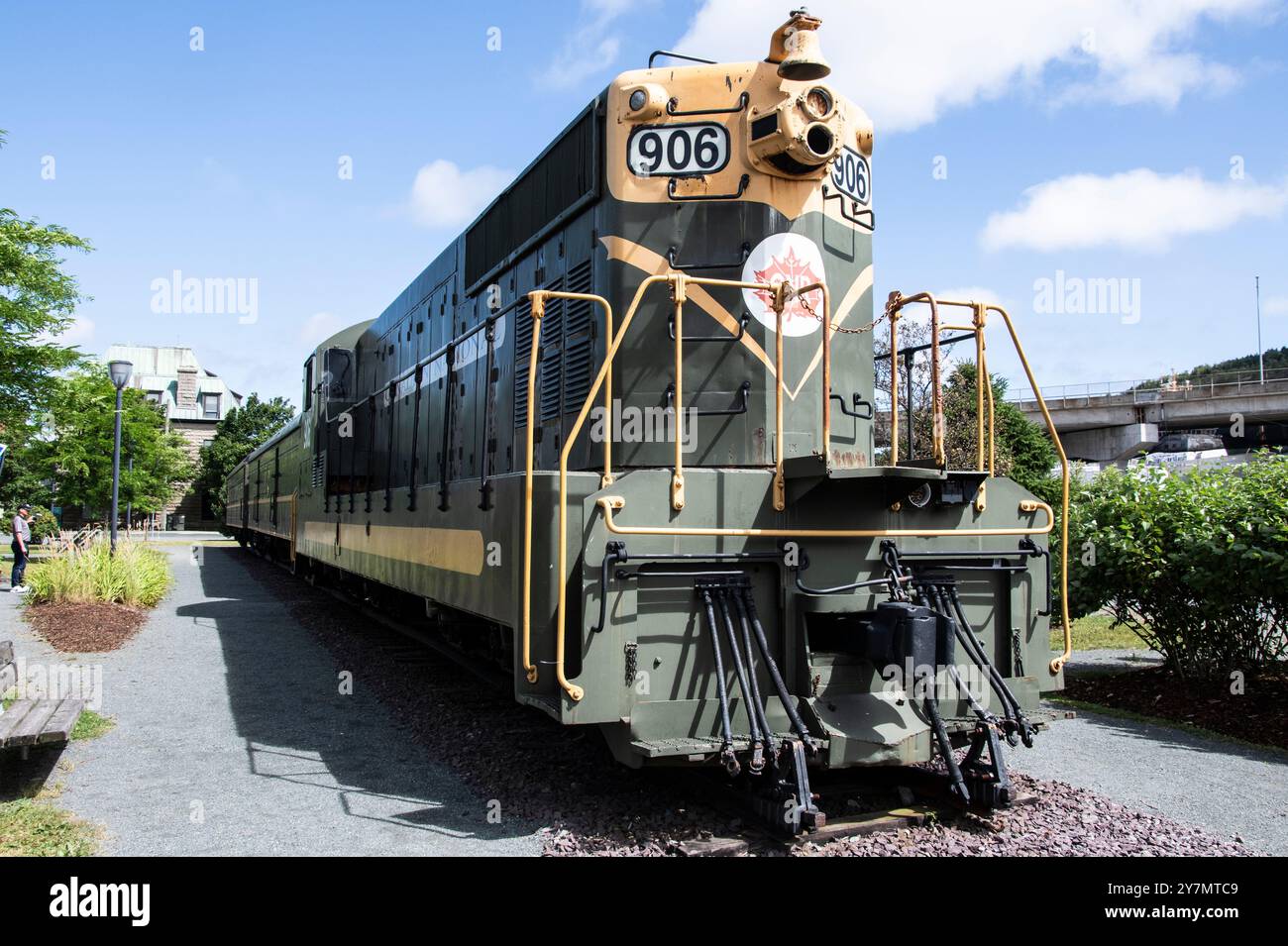 CNR rail car at the Railway Coastal Museum on Water Street in St. John ...