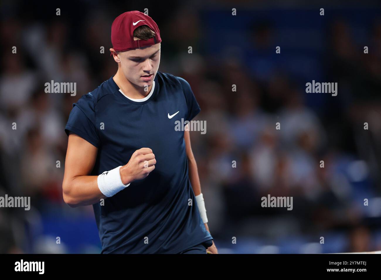 Tokyo, Japan. 30th Sep, 2024. Holger Rune (DEN) Tennis : Kinoshita ...