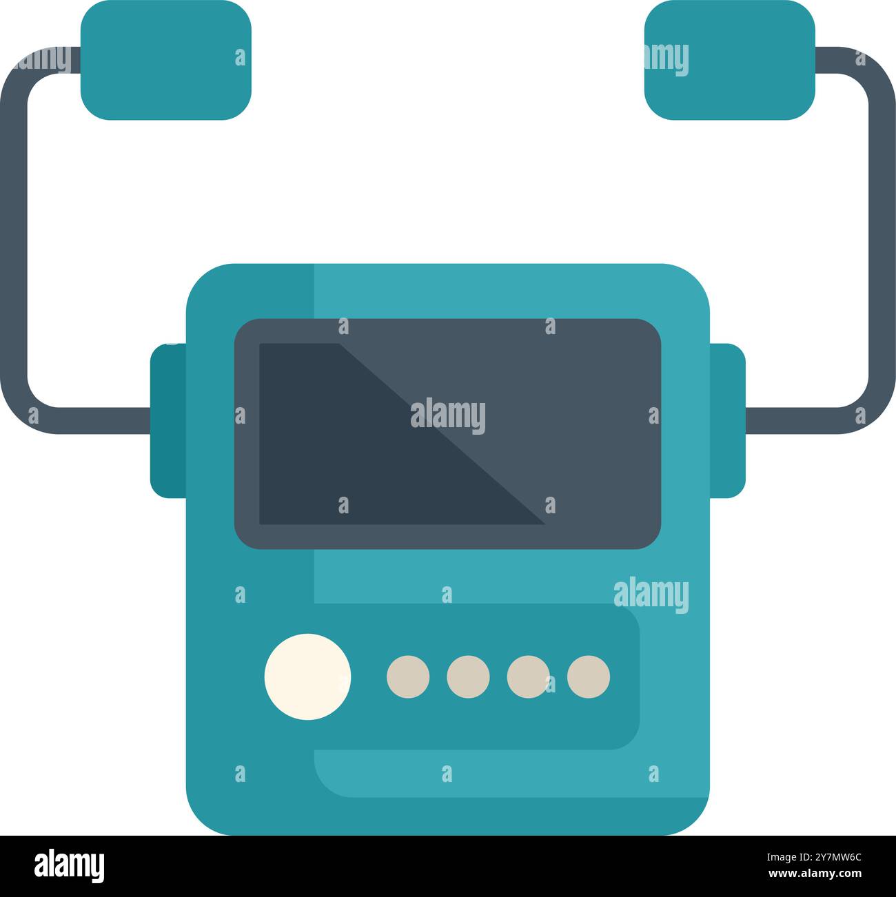 Portable medical device measuring vital signs with electrodes ...