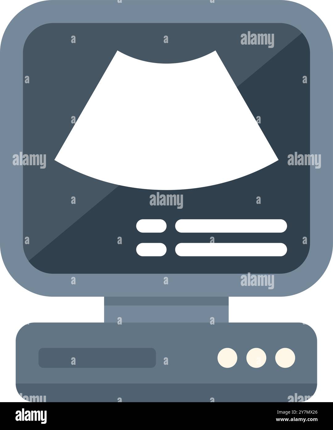 Ultrasound machine displaying fetus on screen during pregnancy scan at ...